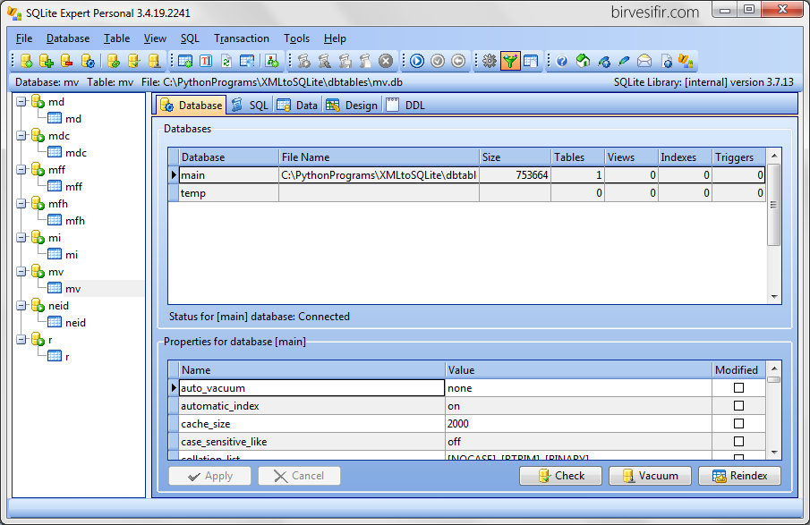 Sqlite client - kesilbag